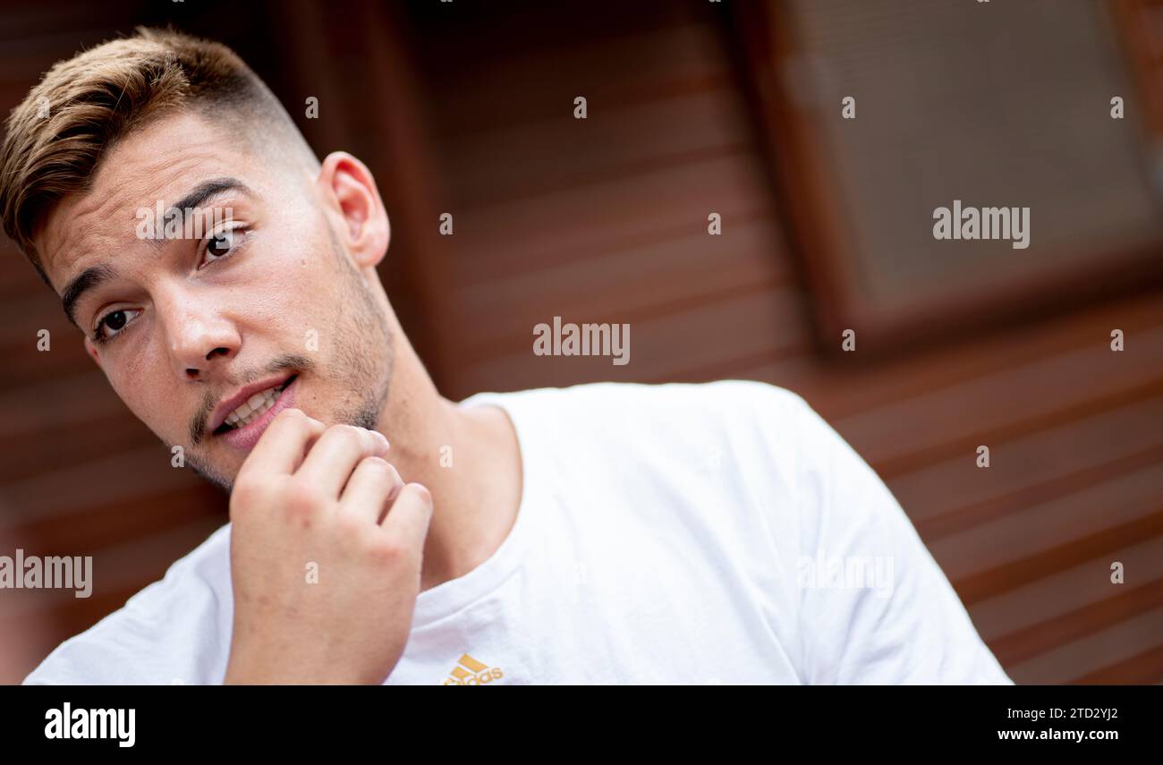 Madrid, 07/04/2019. Interview with Willy Hernangómez, basketball player ...