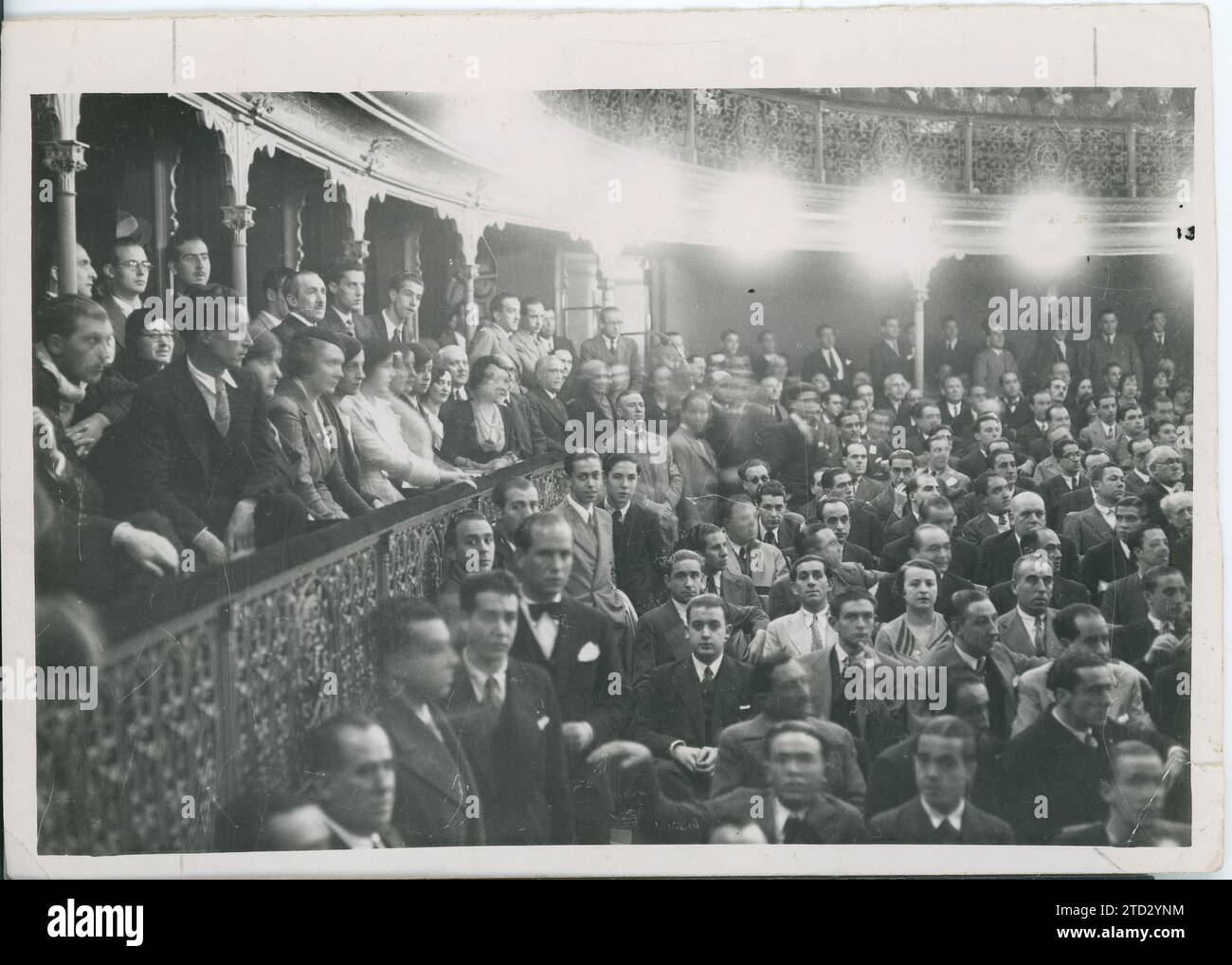 Madrid, 10/29/1933. Comedy Theatre. First act of Spanish Falange ...