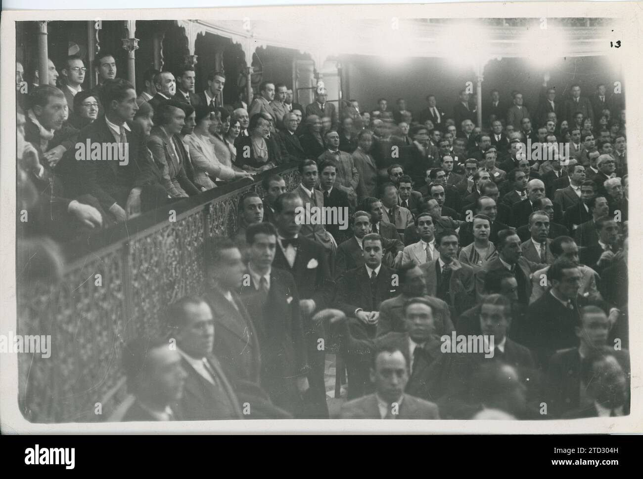 Madrid, 10/29/1933. Comedy Theatre. First act of Spanish Falange ...
