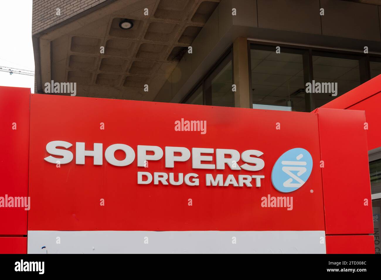 Shoppers Drug Mart sign is seen in Edmonton, Alberta, Canada Stock ...
