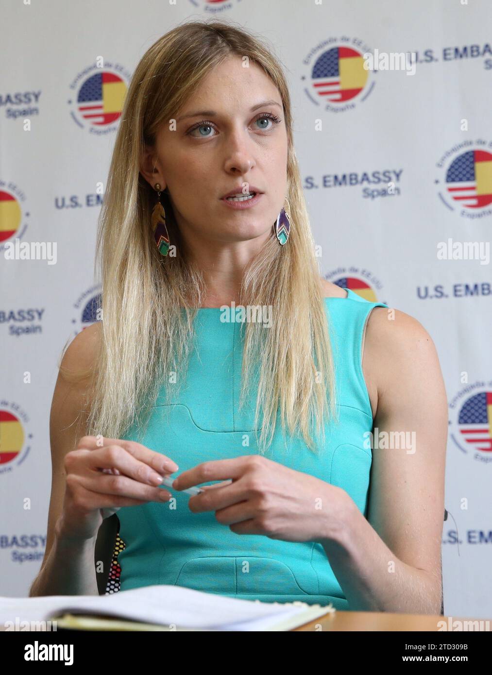 Madrid, 06/25/2019. Interview with Carrie Filipetti, number two ...