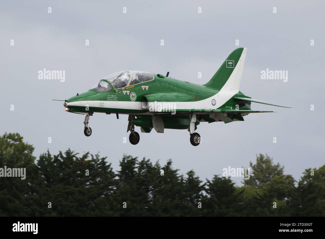 8808, a BAe Hawk 65 operated by the Saudi Hawks (or Saudi Falcons), the ...