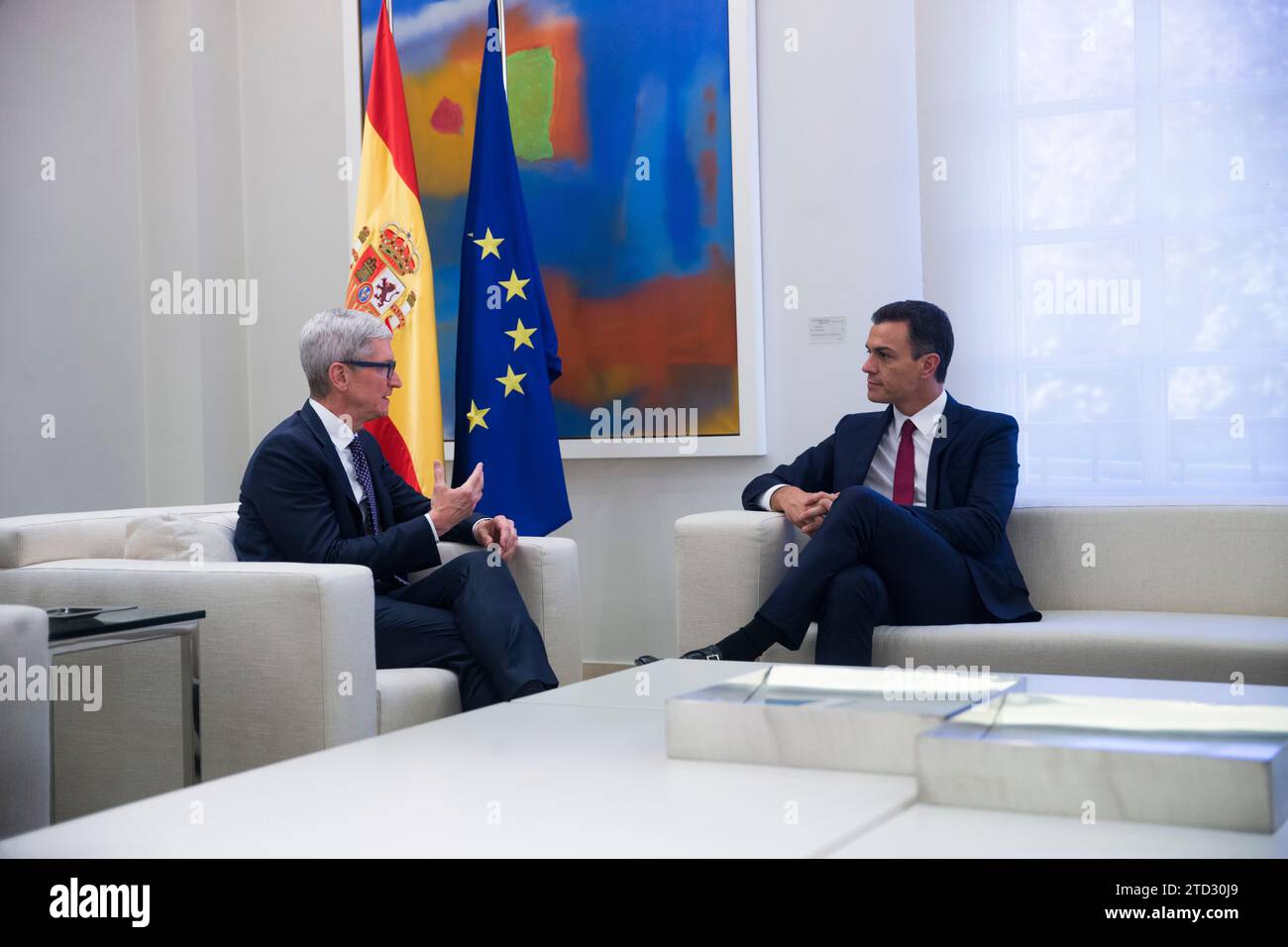 Madrid, 10/25/2018. The President of the Government Pedro Sánchez ...