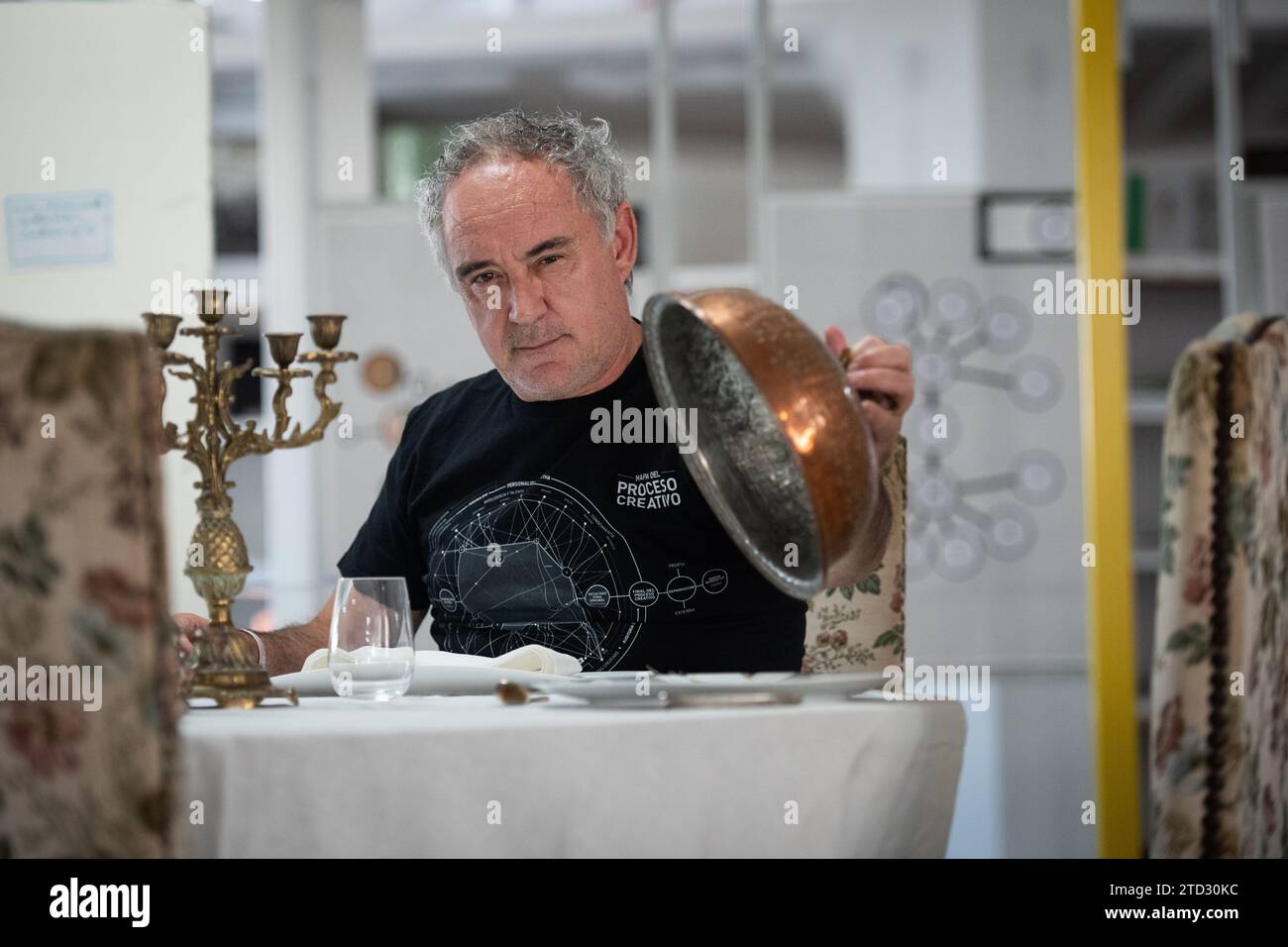 Barcelona, 01/17/2019. Ferrán Adria at Elbullifoundation. Photos: Ines ...
