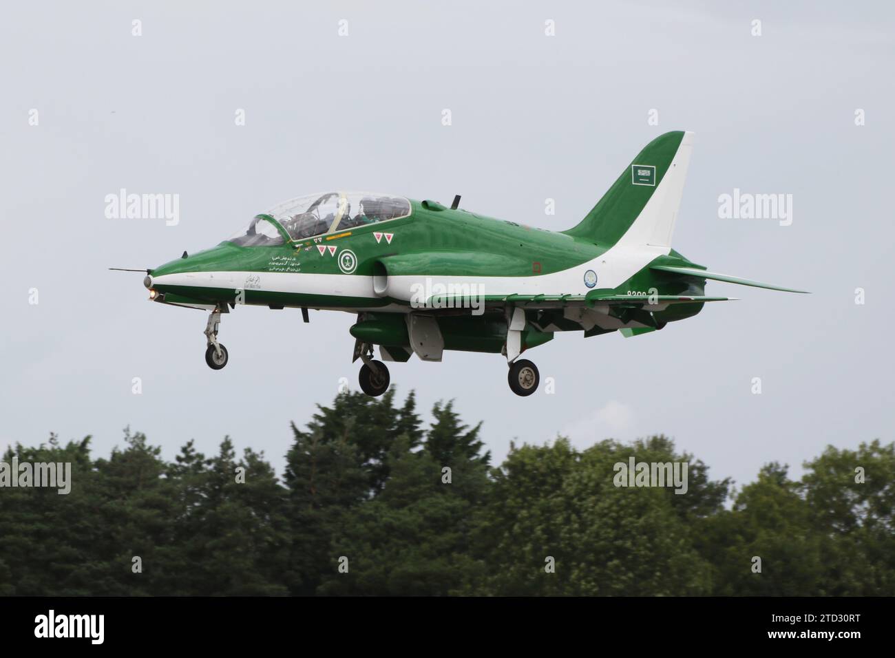 8808, a BAe Hawk 65 operated by the Saudi Hawks (or Saudi Falcons), the ...