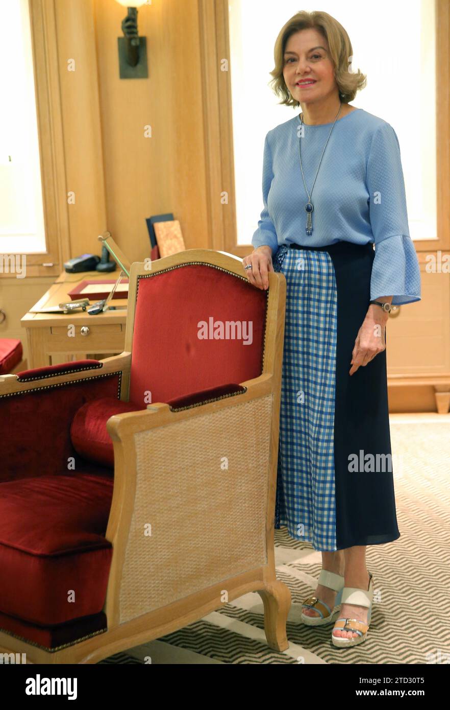 Madrid, 06/10/2019. Interview with Isabel Noboa. Photo: Ernesto Acute ...