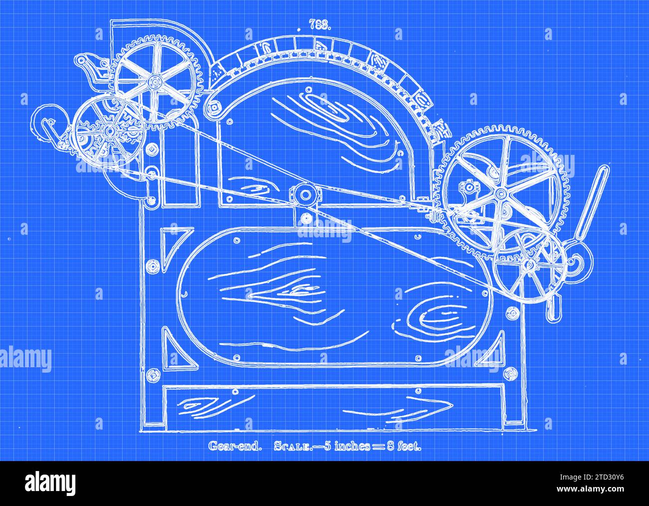 Carding machine, illustration. Carding is a mechanical process that ...