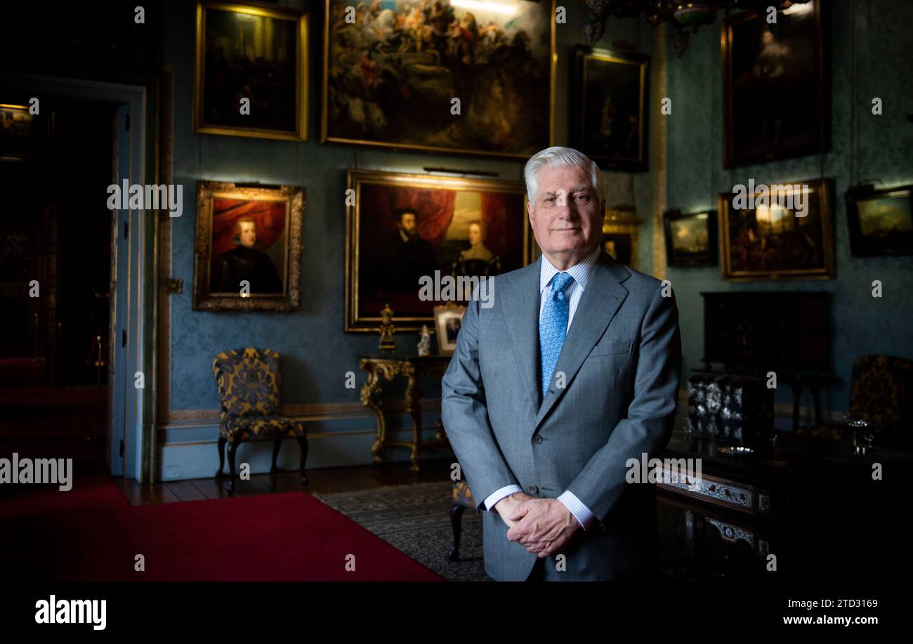 Madrid, 09/12/2019. Interview with the Duke of Alba Carlos Fitz James ...