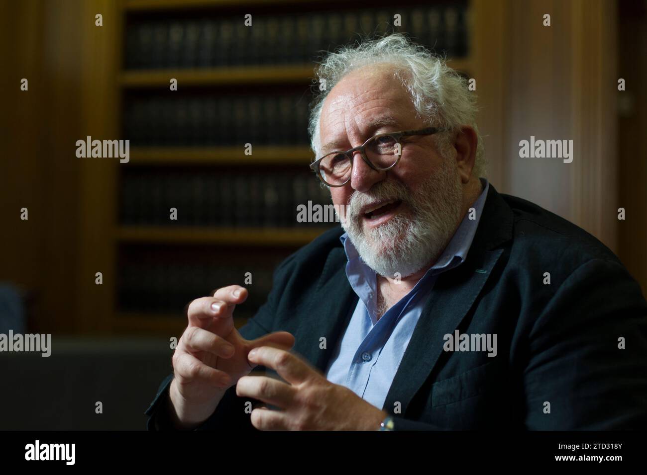 Madrid, 06/10/2019. Interview with Mario Pezzini, director of the OECD ...