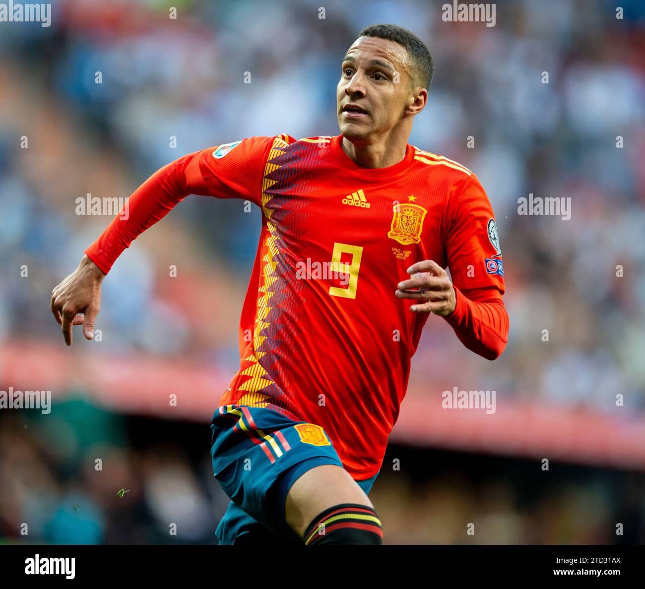 Madrid, 06/10/2019. Qualification match for the Euro Cup played at the ...