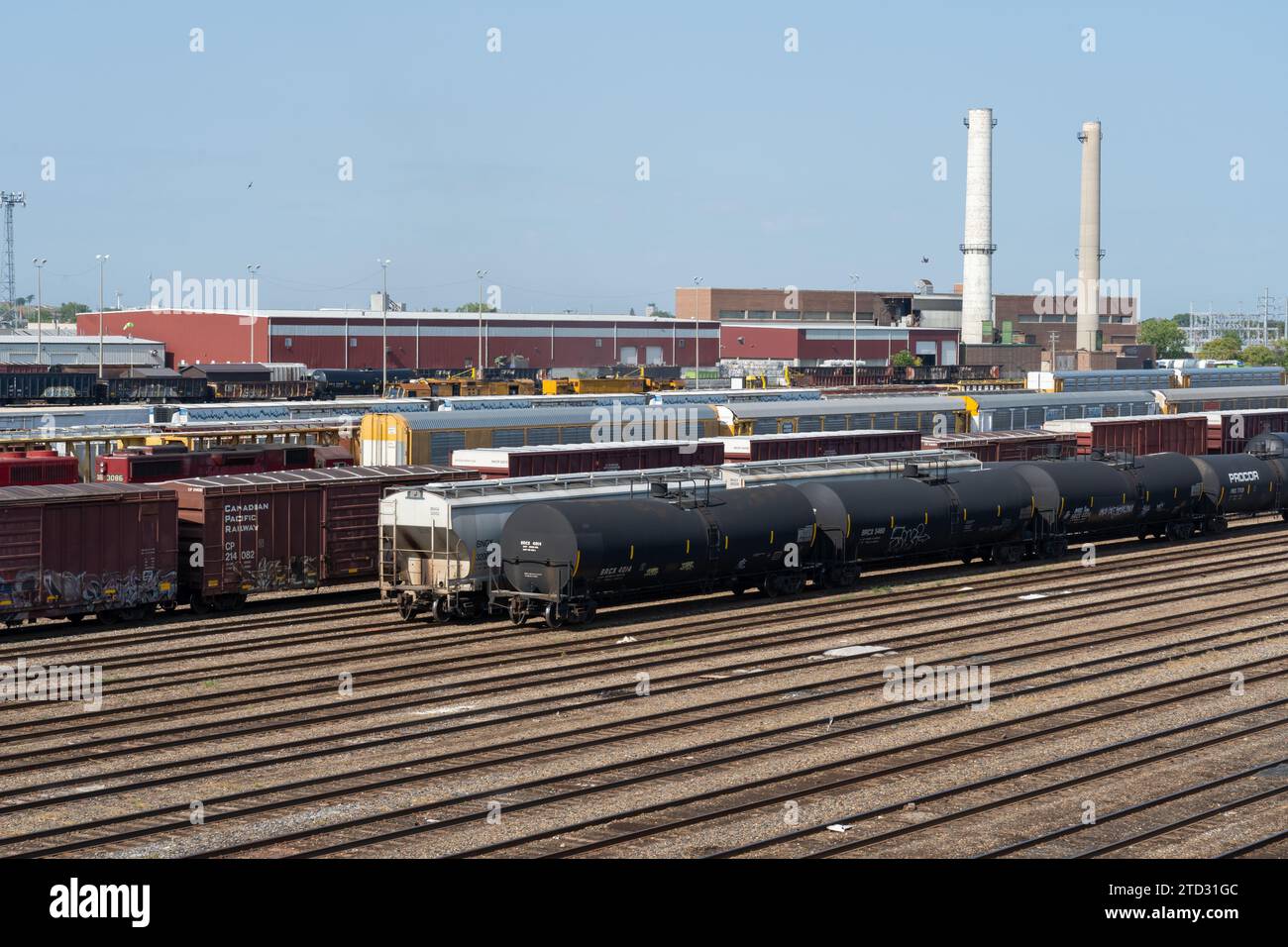 Symington Yard in Winnipeg, Manitoba, Canada Stock Photo - Alamy
