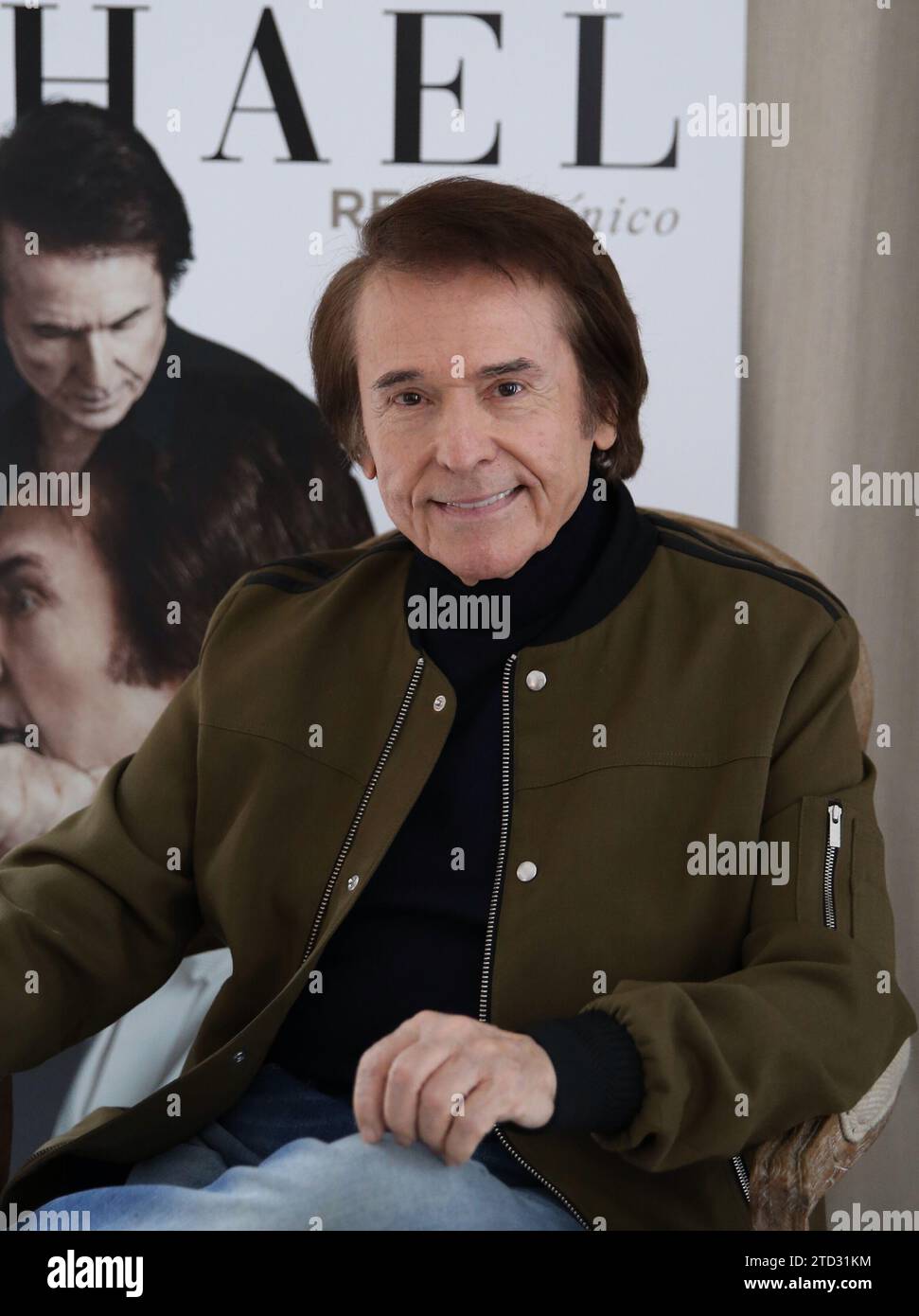 Madrid, 11/08/2018. Interview with Raphael. Photo: Ernesto Acute Archdc. Credit: Album / Archivo ...