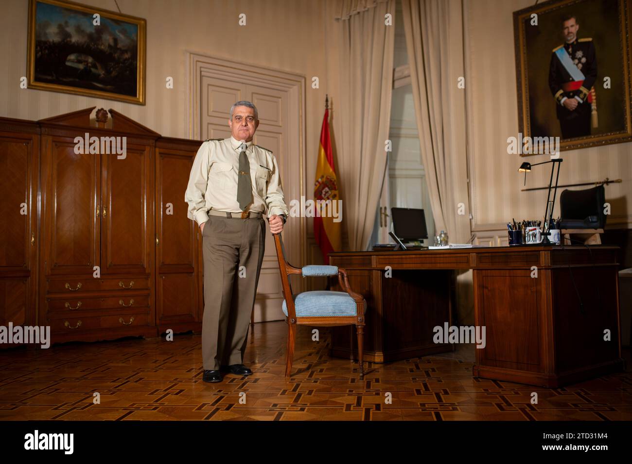 Madrid 02/27/2019. Interview with the Chief of Staff of the Army ...