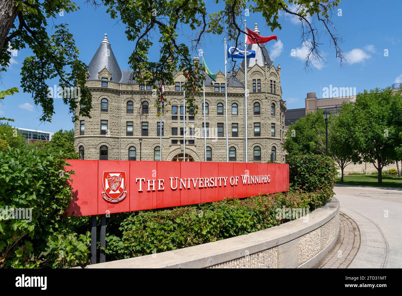 The University of Winnipeg in Winnipeg, Manitoba, Canada Stock Photo ...