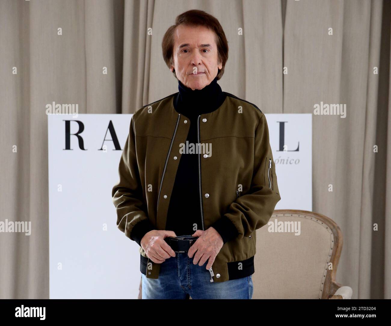 Madrid, 11/08/2018. Interview with Raphael. Photo: Ernesto Acute Archdc. Credit: Album / Archivo ...