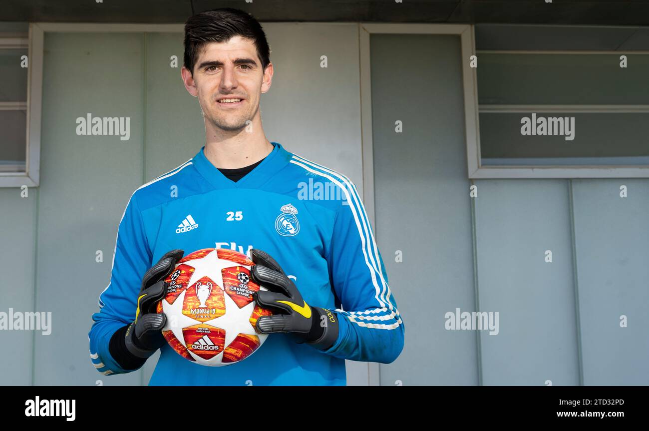 Madrid, 02/11/2019. Interview with Thibaut Courtois, Real Madrid ...