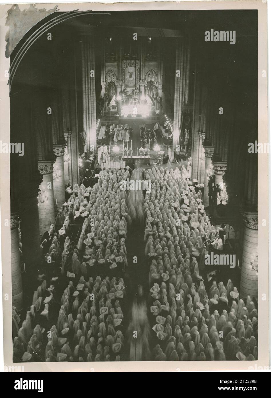 Paris, December 1933. The Triduum was celebrated in the temple of Notre ...