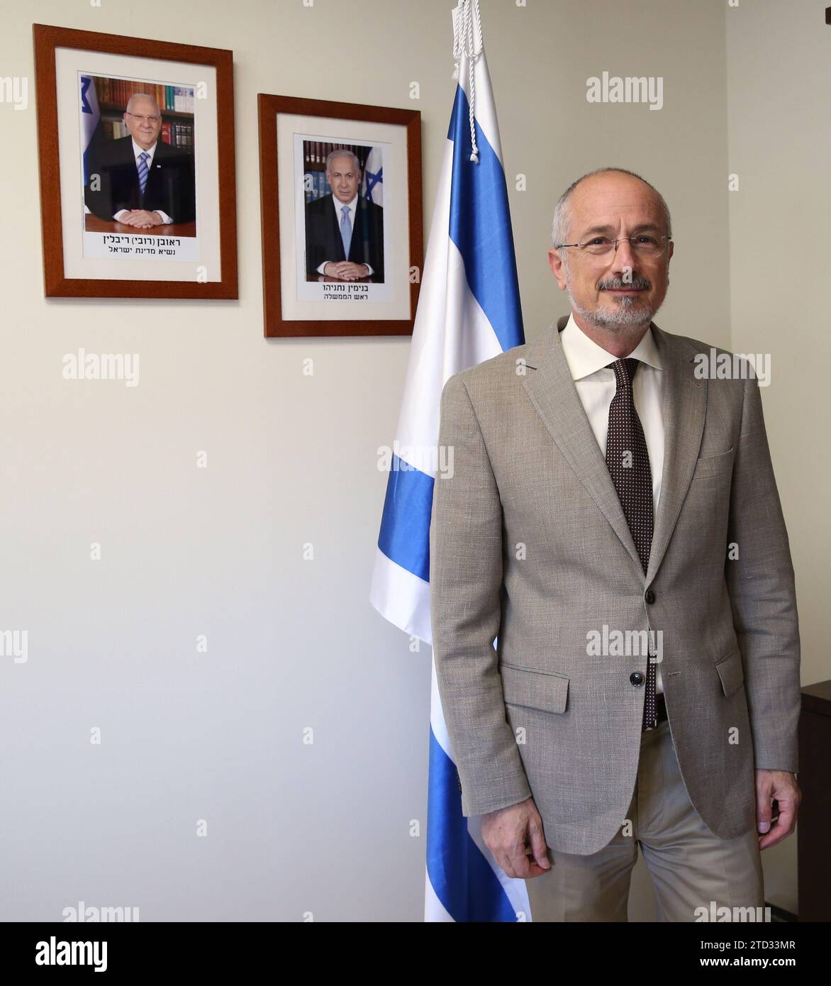 Madrid, 09/11/2019. Interview with Daniel Kutner, Israeli ambassador to ...