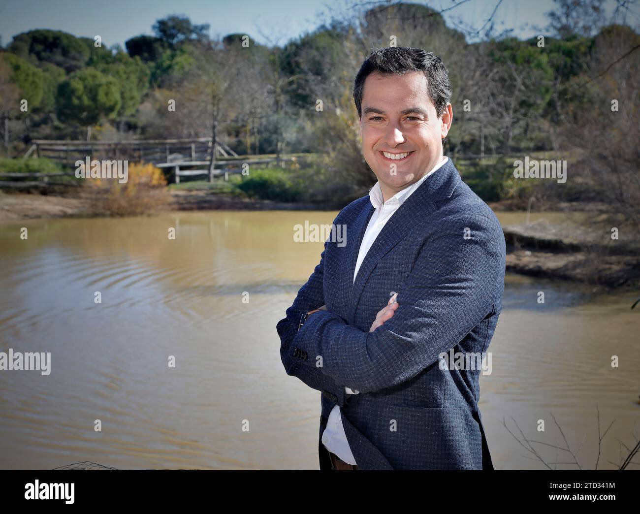 Seville, 01/11/2019. Interview with Juanma Moreno as future president of the Junta de Andalucía ...