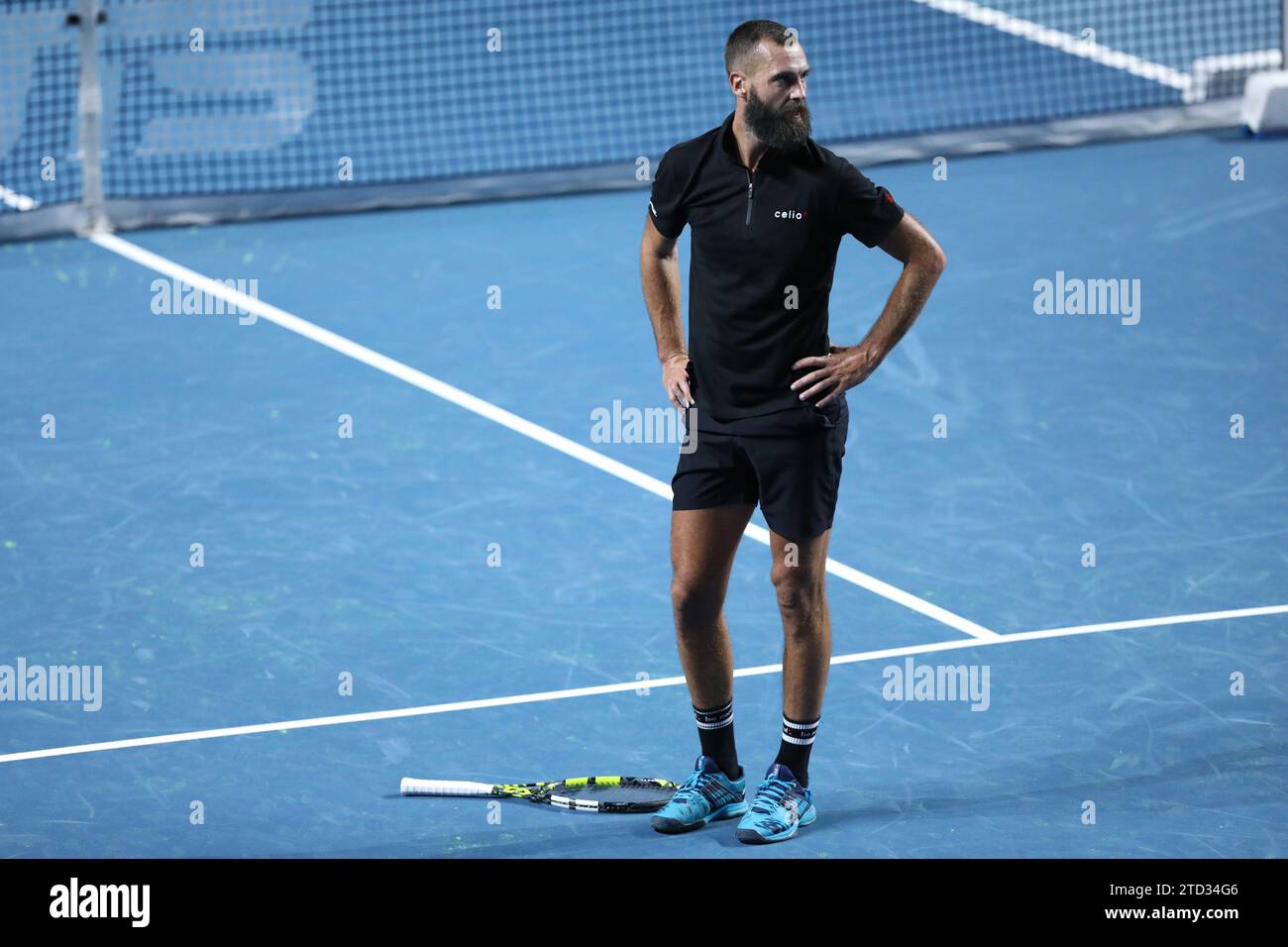 London, UK. 15th Dec 2023. Benoit "The Rebel" Paire during his game ...