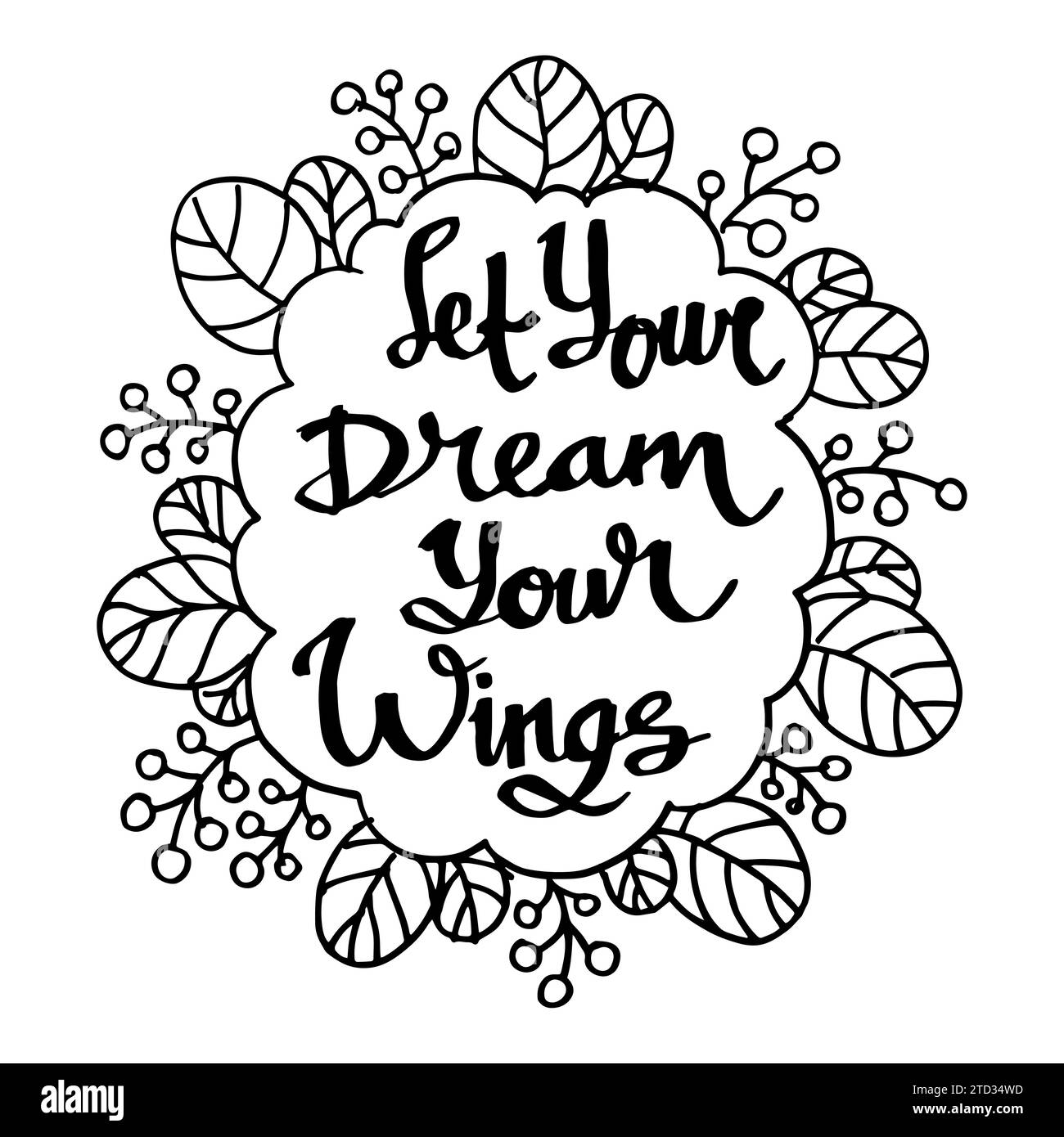 Hand lettering motivational quote of loyality illustration vector Stock ...