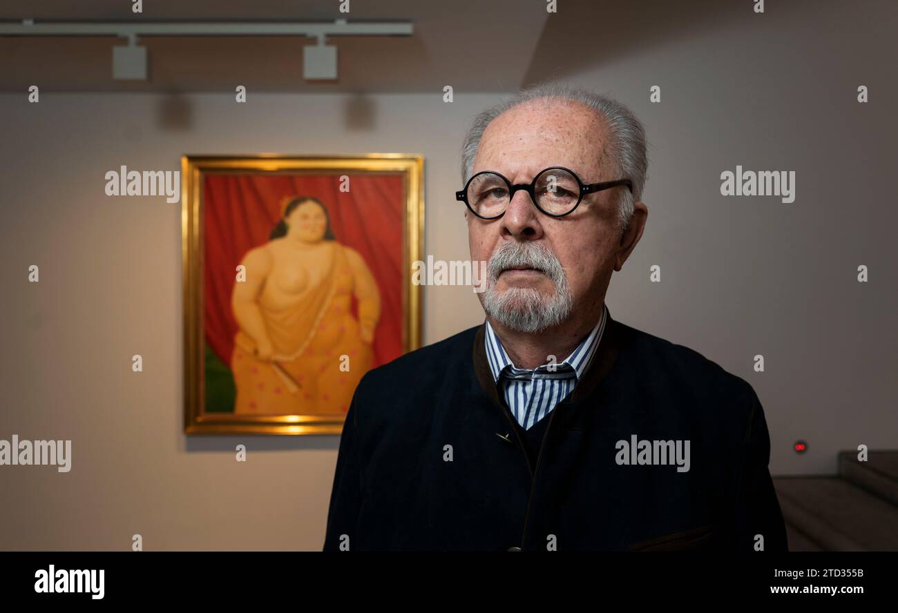 Madrid, 02/19/2019. Interview with Fernando Botero, Colombian painter ...
