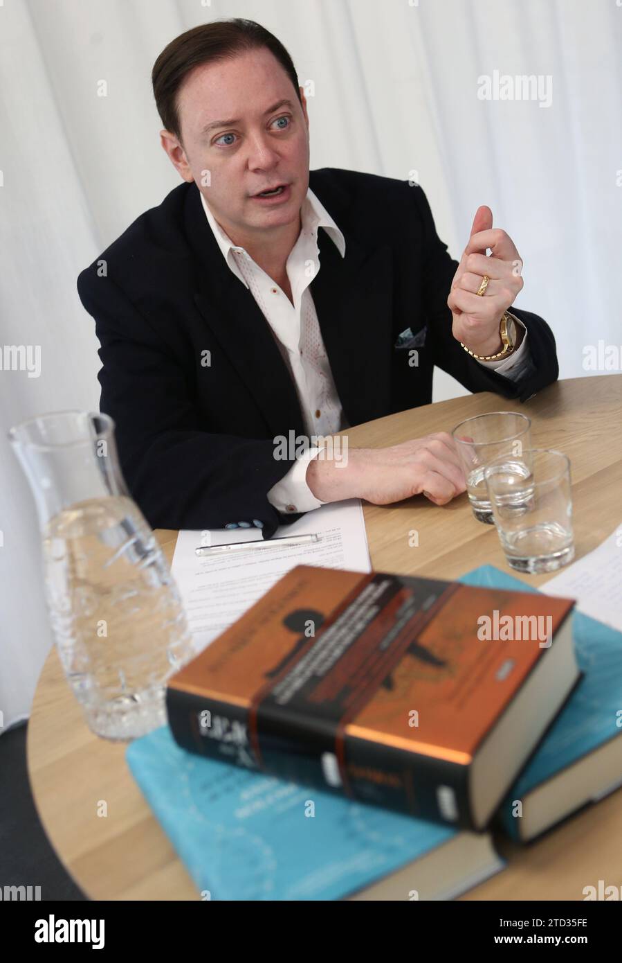 Madrid, 02/17/2015. Interview with writer Andrew Solomon. Photo ...