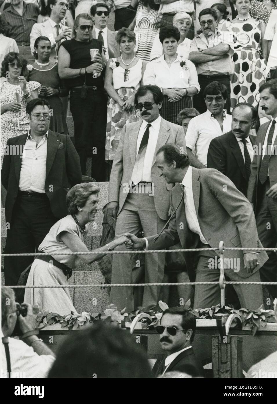 Madrid, 07/02/1987. Bullfight of the Press in the Plaza de toros de la ...