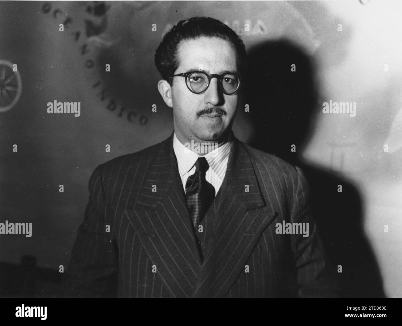 The journalist José Baró Quesada in a photograph taken in the ABC ...