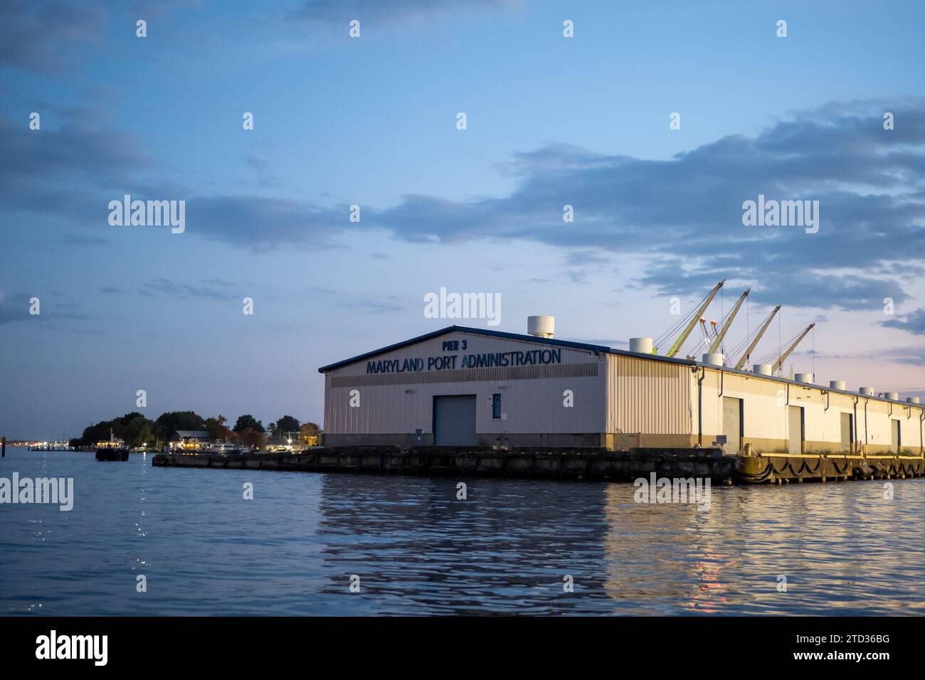 Baltimore, MD: 10-28-2023: Maryland Port Administration at Baltimore ...