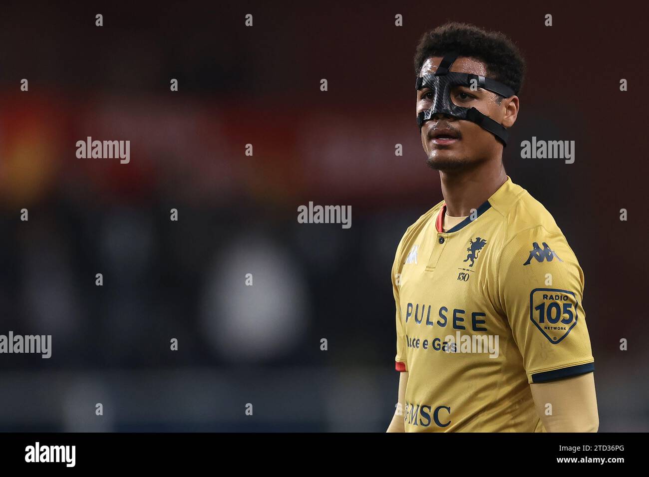 Genoa, Italy, 15th December 2023. Koni De Winter of Genoa CFC looks on ...