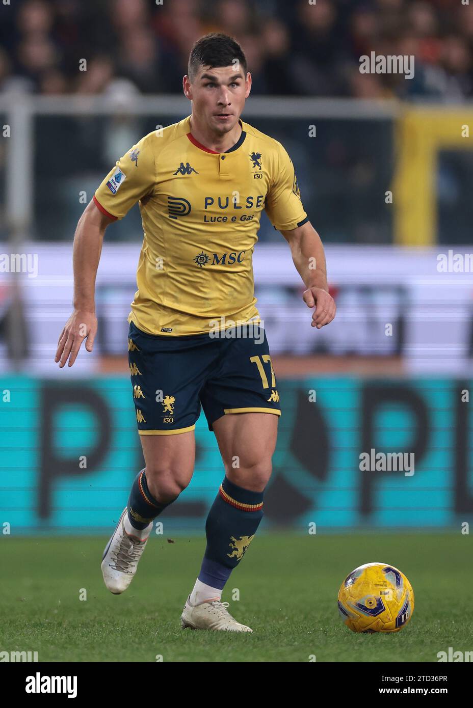 Genoa, Italy, 15th December 2023. Ruslan Malinovskyi of Genoa CFC ...