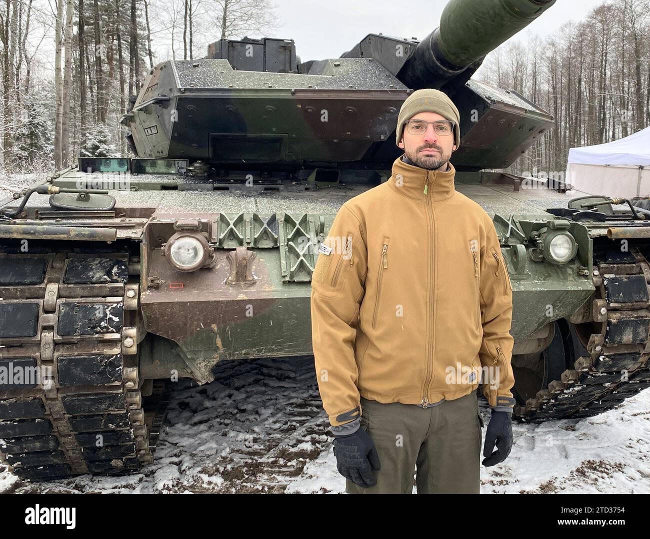 15 December 2023, Lithuania, Rukla: Sebastian Dietz, Head of Lithuania ...