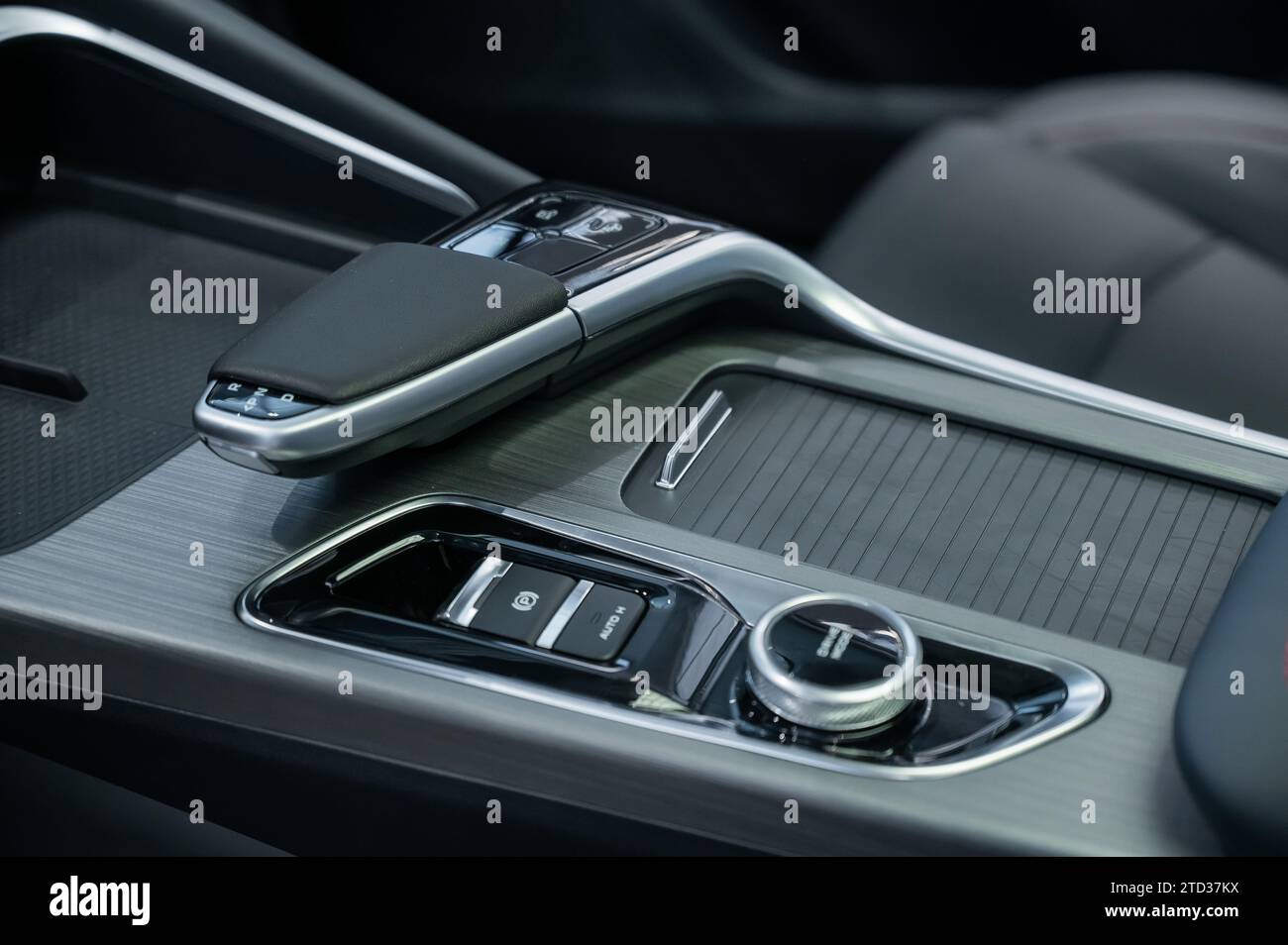 Close-up of an automatic transmission of a modern car Stock Photo - Alamy