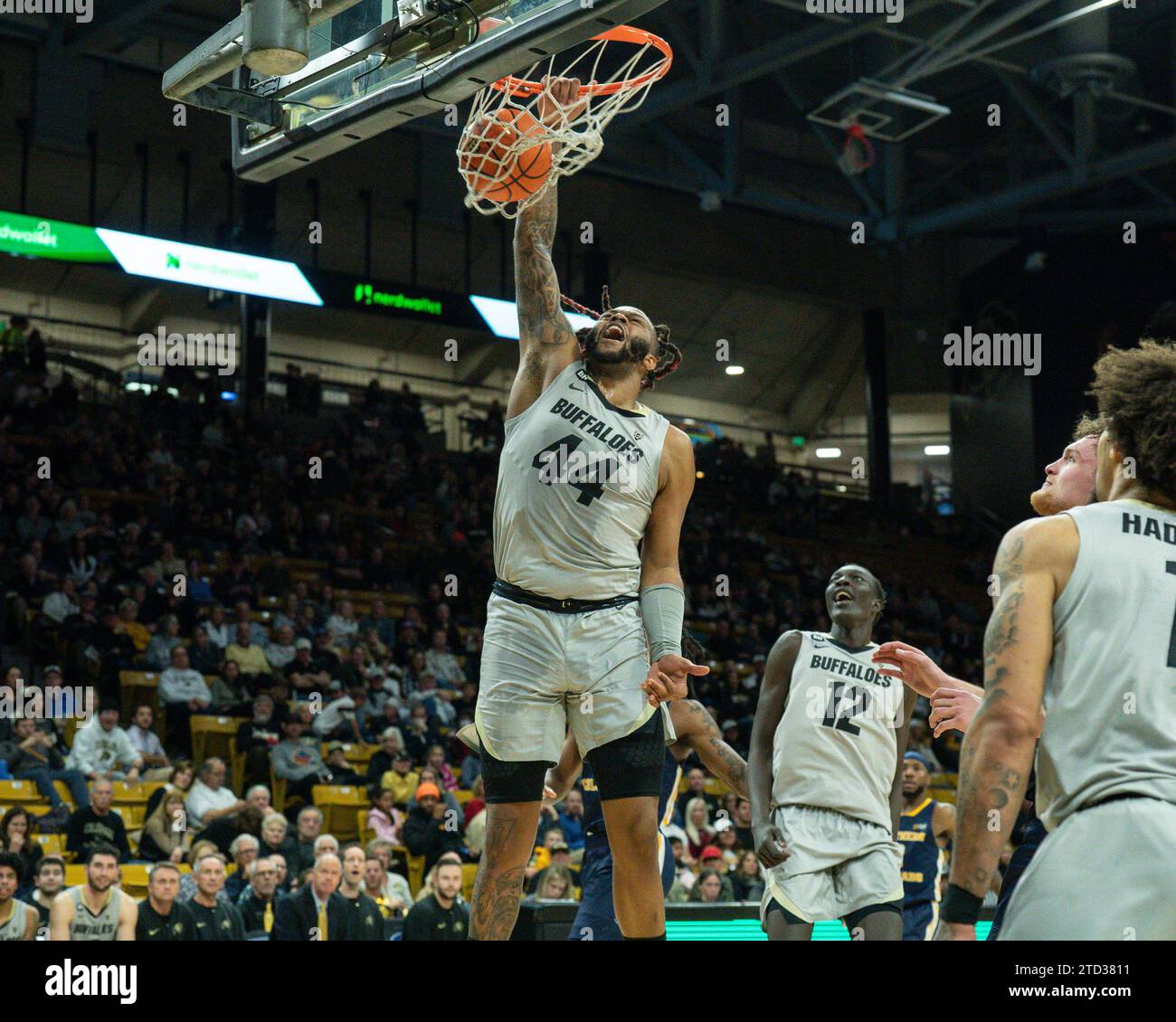 December 15, 2023: Colorado Buffaloes center Eddie Lampkin Jr. (44 ...
