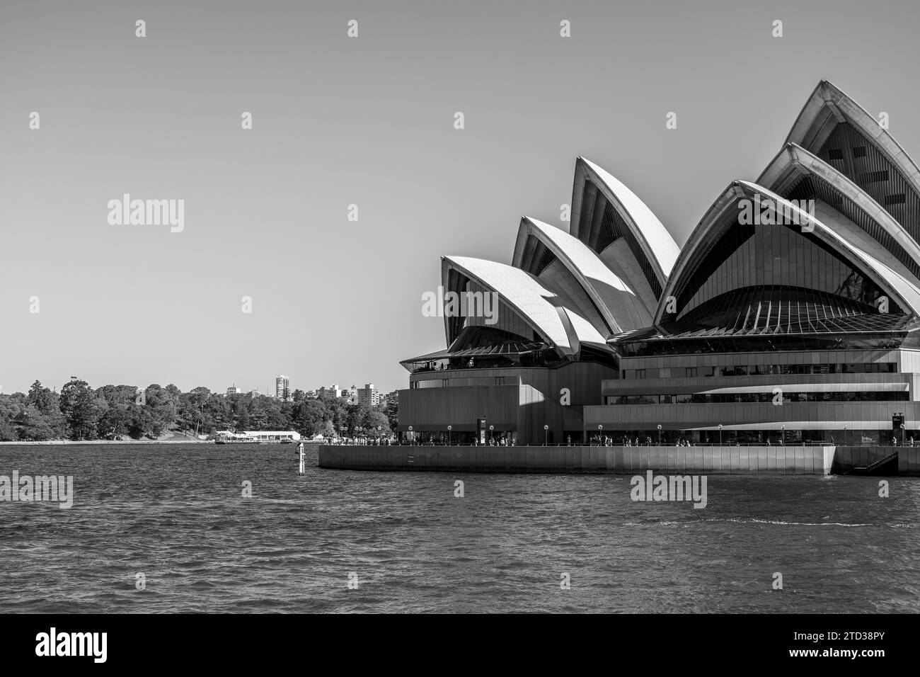 Sydney Opera House in Black and White Stock Photo - Alamy