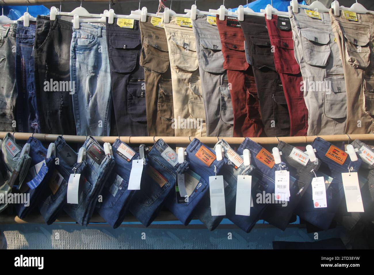 Dhaka Bangladesh 01, January 2000,Street winter clothes market in ...