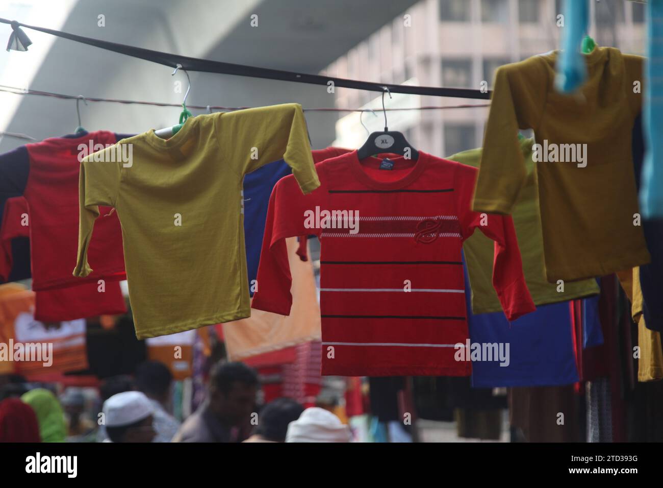 Dhaka Bangladesh 01, January 2000,Street winter clothes market in ...