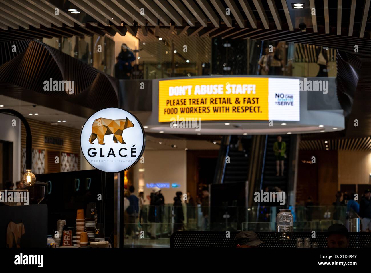 Melbourne, Australia: 12-5-2023: Glace Store Sign Stock Photo - Alamy