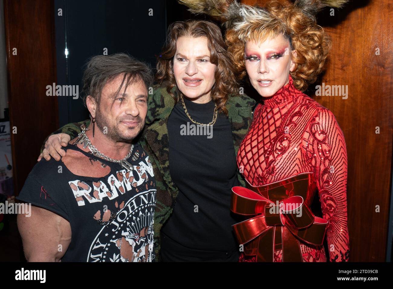 David Barton, Sandra Bernhard and Susanne Bartsch attend the Susanne ...