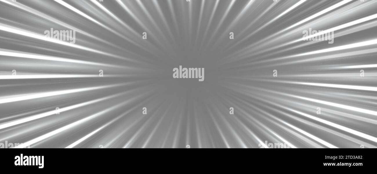 Radial speed rays, light neon flow, zoom in motion effect, silver glow ...