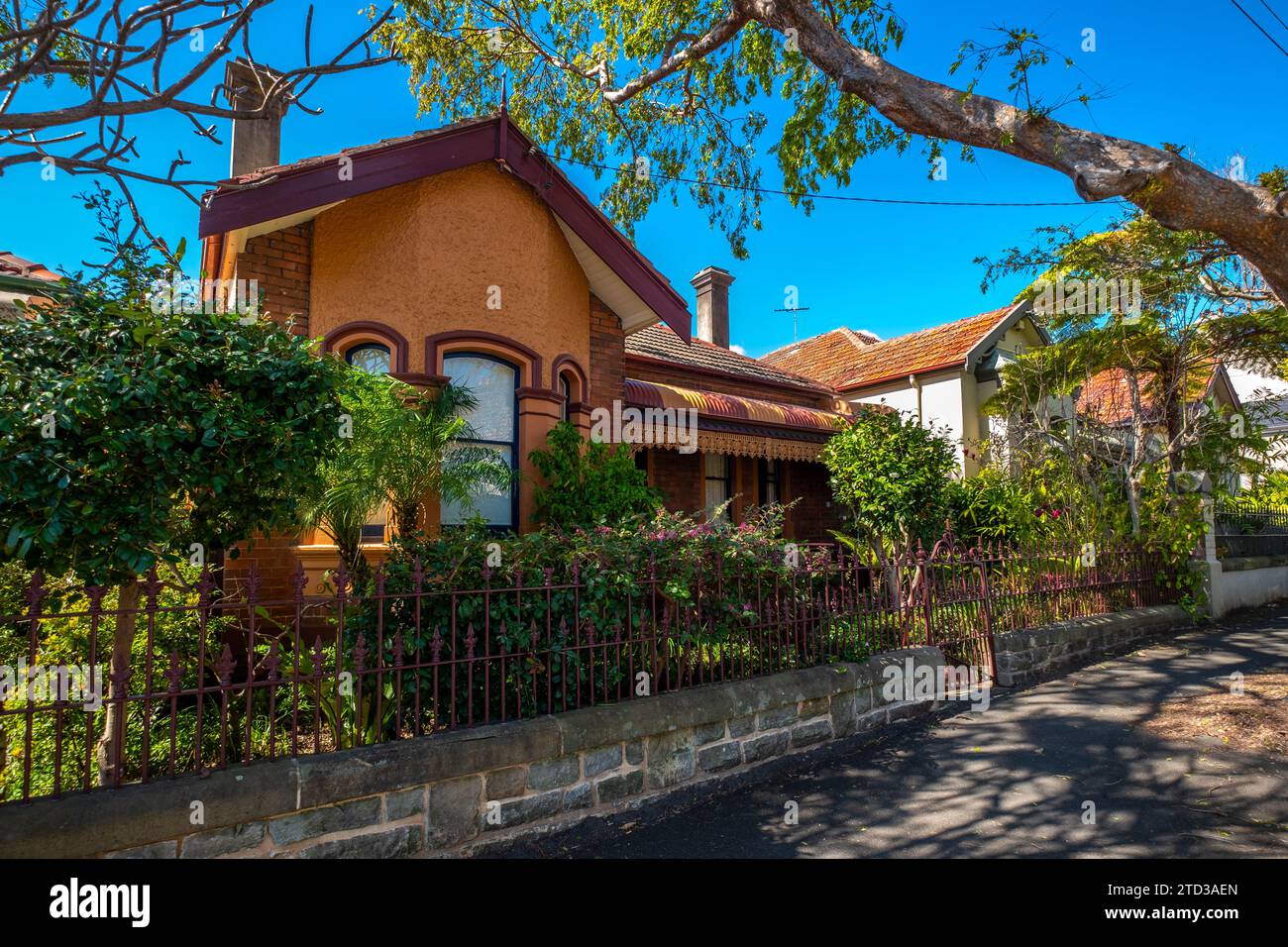 Victorian terraced houses in Glebe, Sydney, NSW, Australia Stock Photo ...