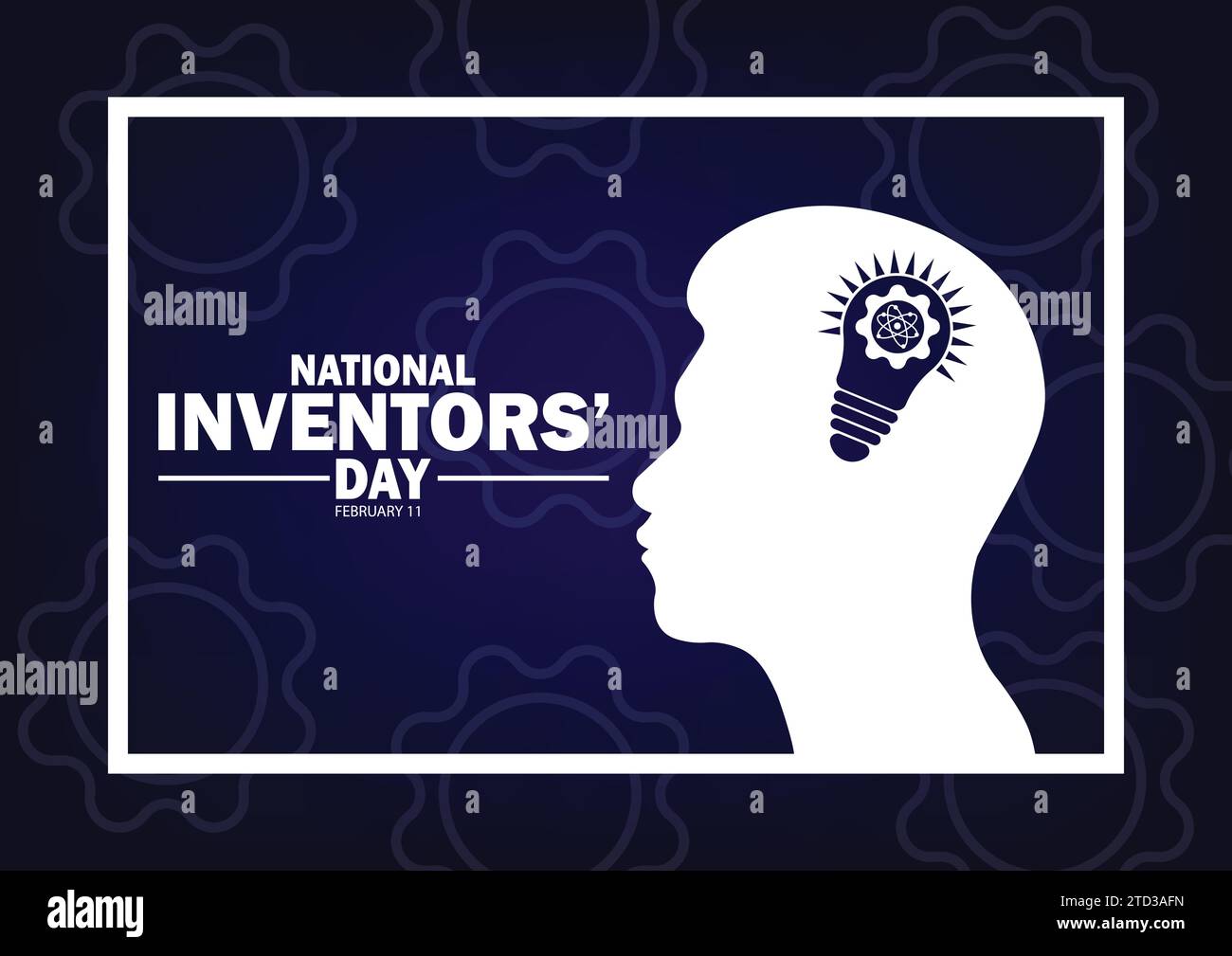 National Inventors' Day. February 11. Holiday concept. Template for ...
