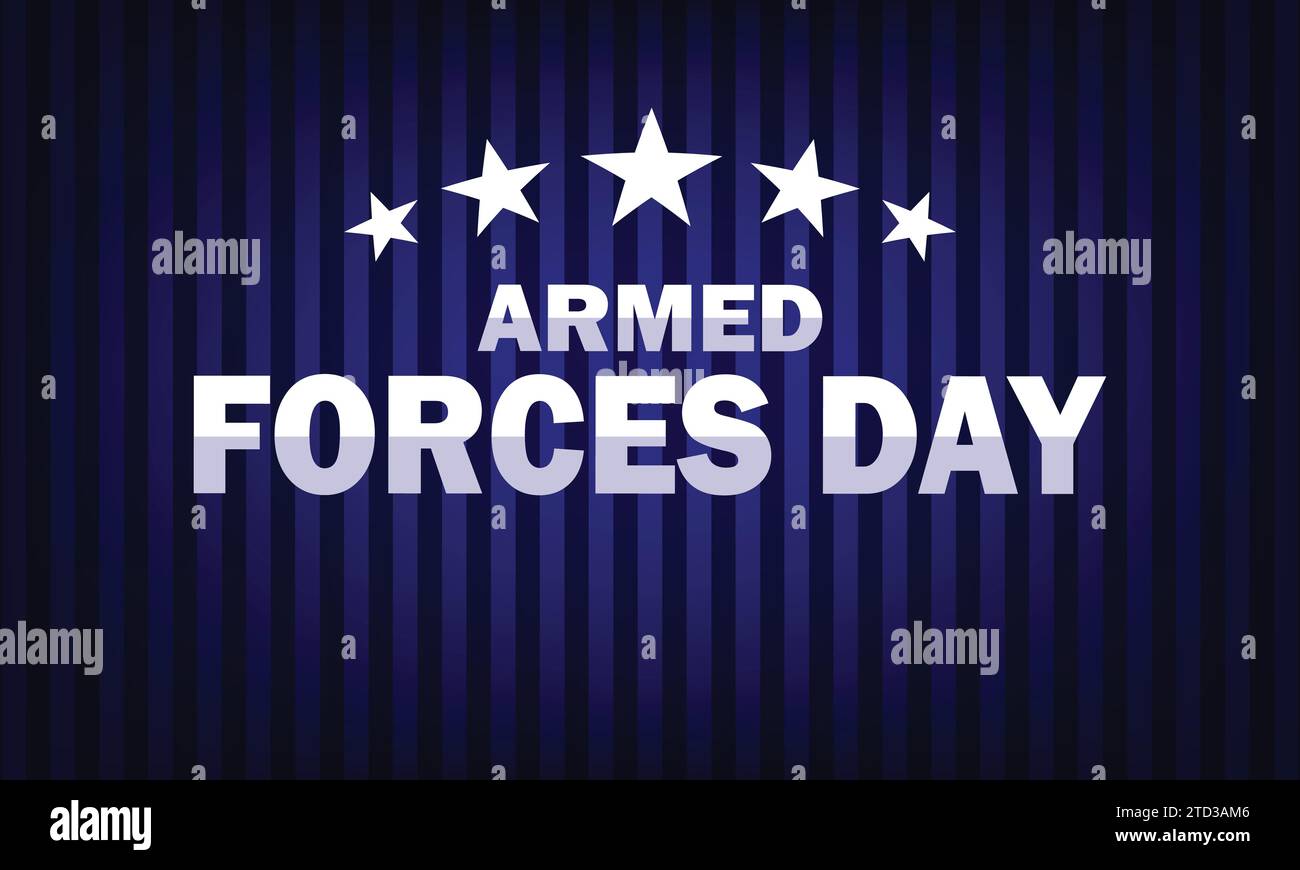 Armed Forces Day Vector illustration. Holiday concept. Template for ...