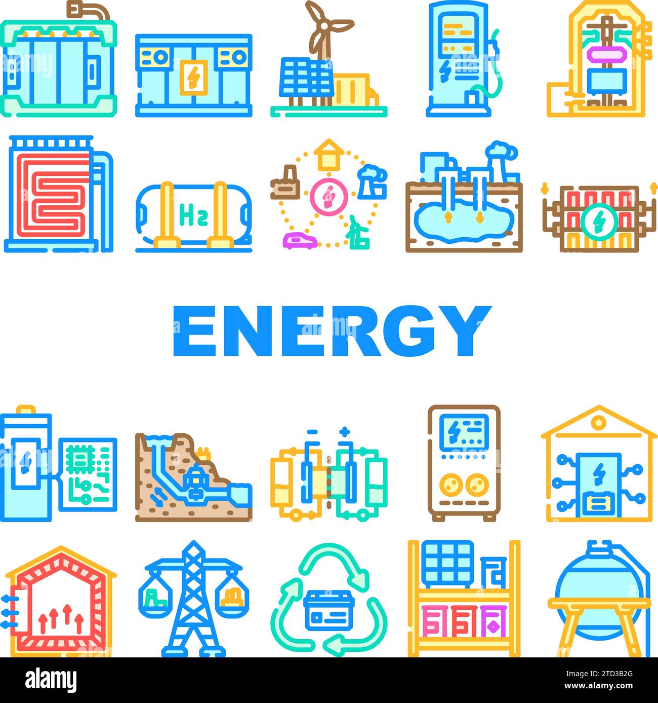 Battery storage farm Cut Out Stock Images & Pictures - Alamy