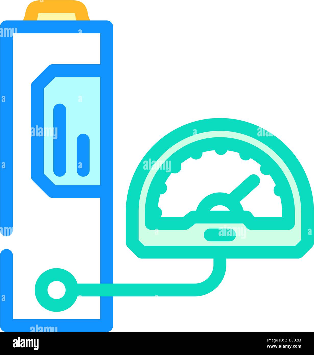 energy density color icon vector illustration Stock Vector Image & Art ...