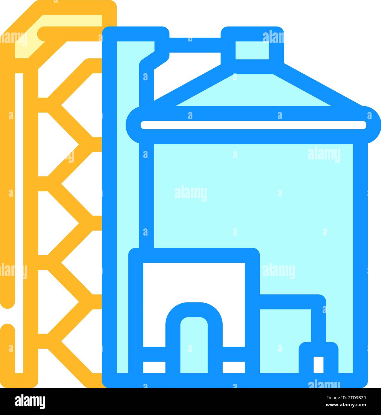 plant biomass energy color icon vector illustration Stock Vector Image ...