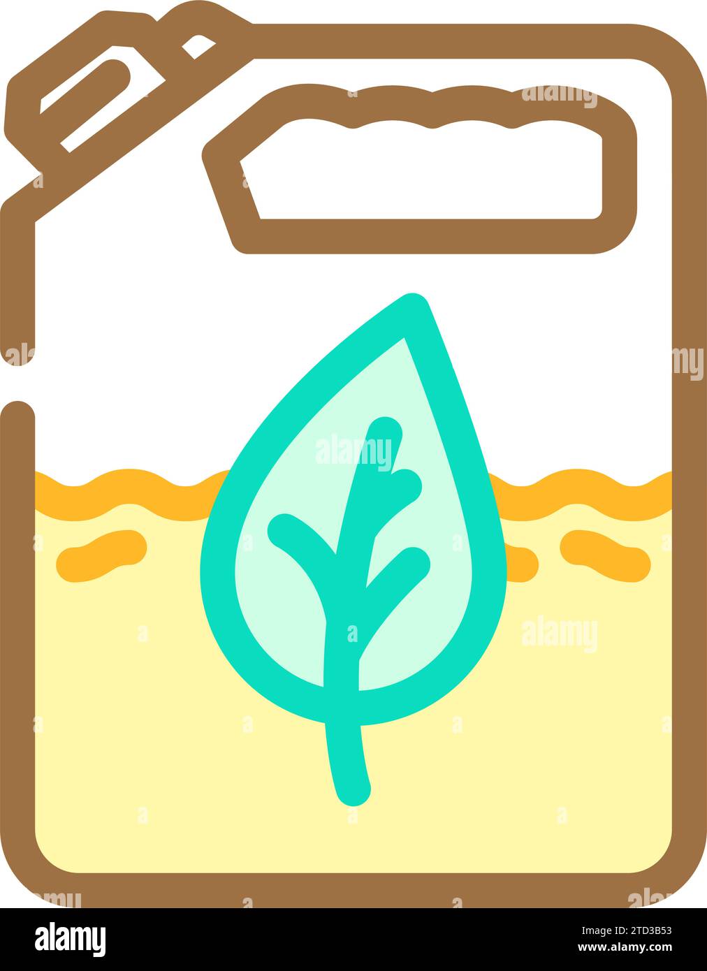 biofuel production biomass energy color icon vector illustration Stock ...