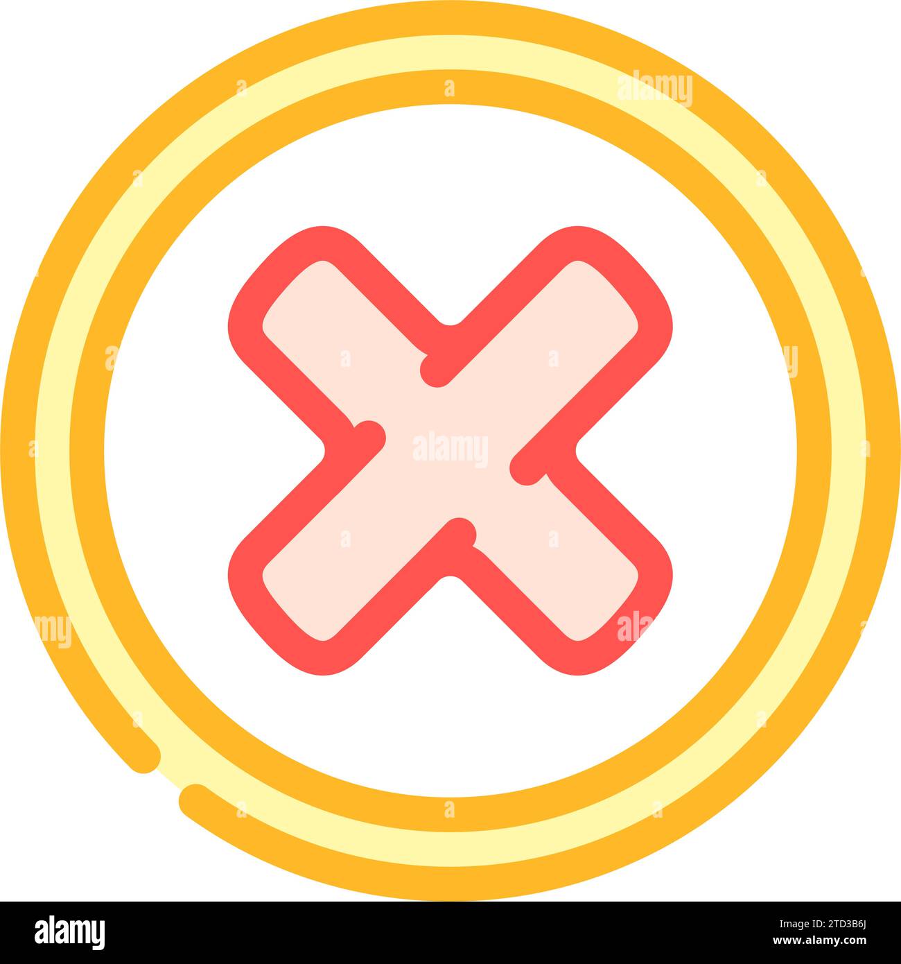 close button color icon vector illustration Stock Vector Image & Art ...