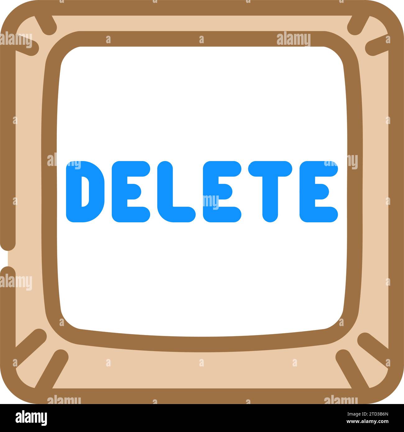 delete close color icon vector illustration Stock Vector Image & Art ...